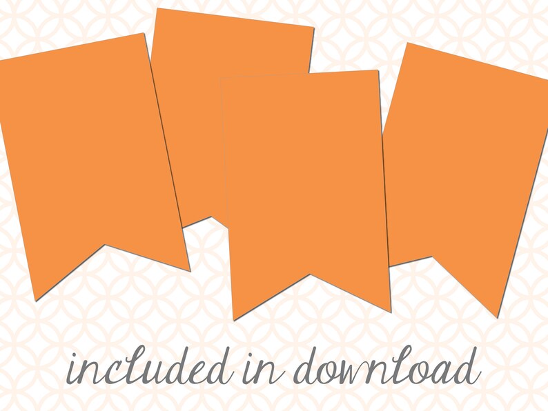 Printable Pennant Banner That Includes Entire Alphabet: Black and ...
