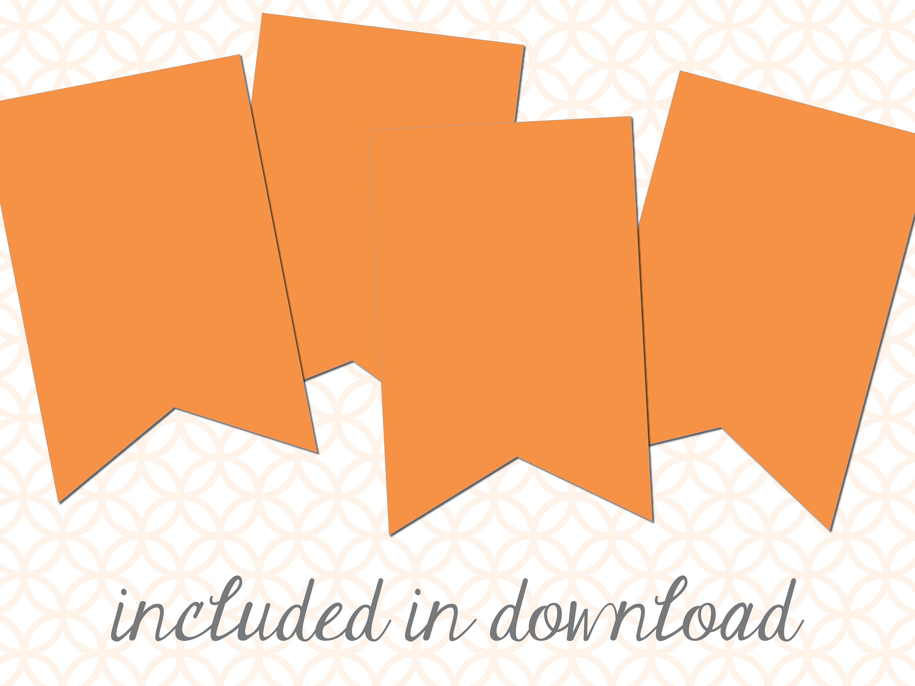 Printable Pennant Banner That Includes Entire Alphabet: - Etsy