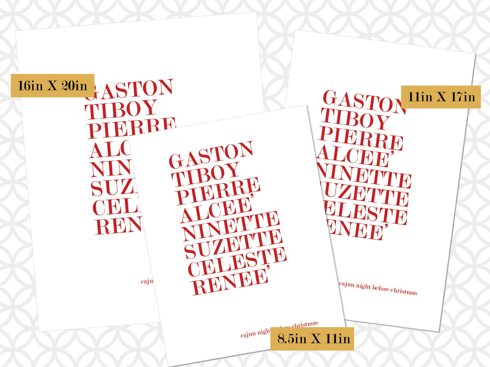 Printable Cajun Night Before Christmas, 8 Cajun Reindeer: Instant ...