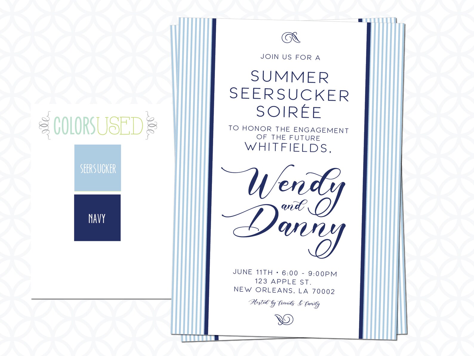 Printable SOUTHERN SOIREE Party Invitations Couples Shower - Etsy