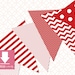 Printable Pennant Banner That Includes Entire Alphabet: Scarlett Red ...