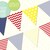 Printable Pennant Banner: Instant Download, White Banner With Gold ...