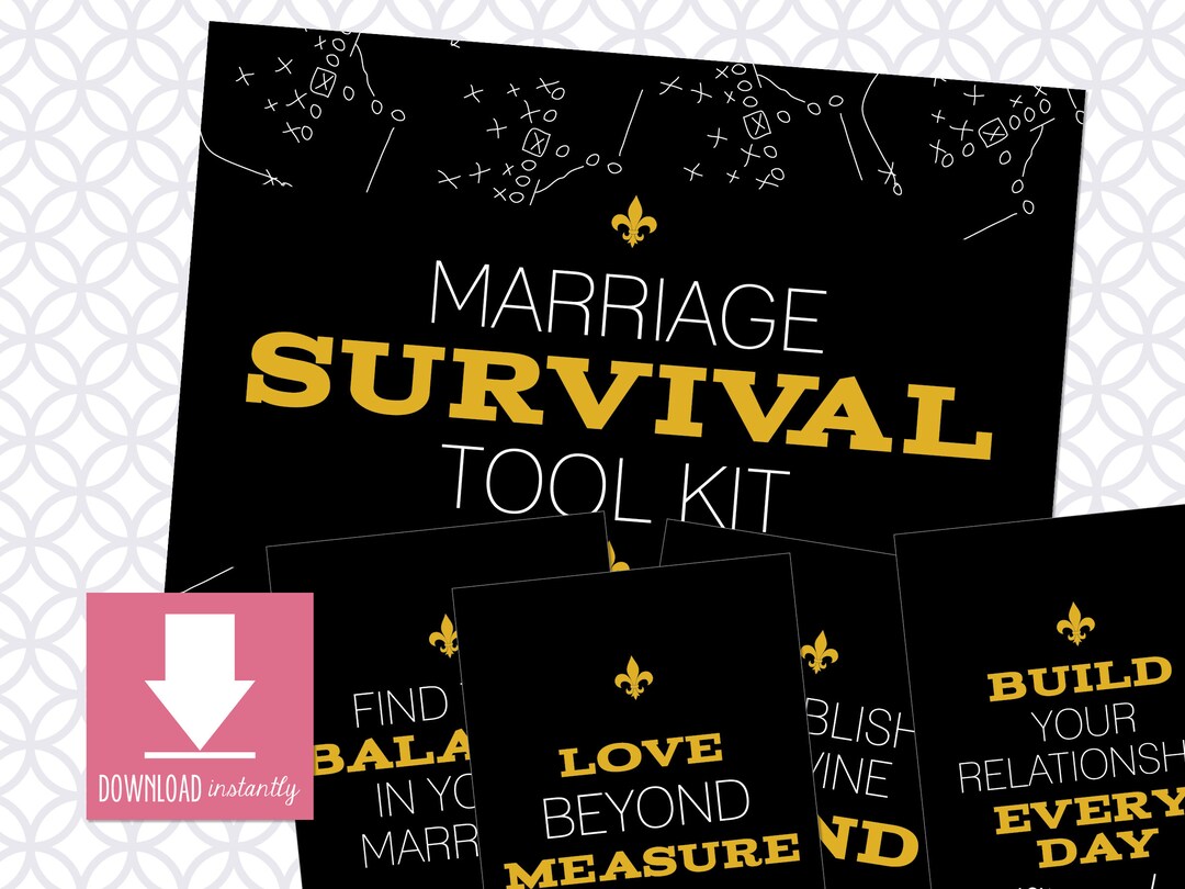 Printable Marriage Survival Kit, Honey Do Dat: Instant Download, One 8 ...
