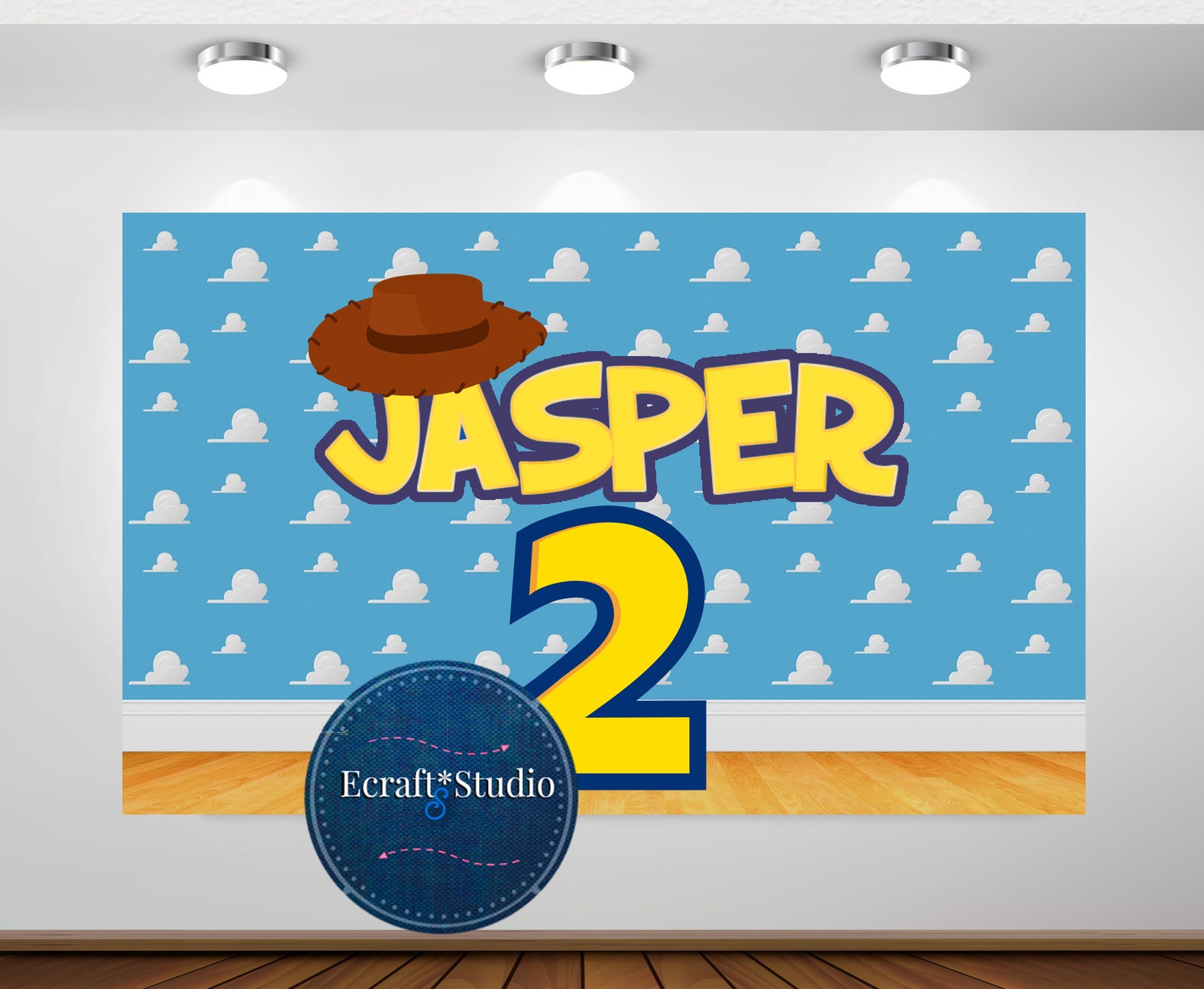 Personalized Birthday Backdrop Customized Party Backdrop Digital ...