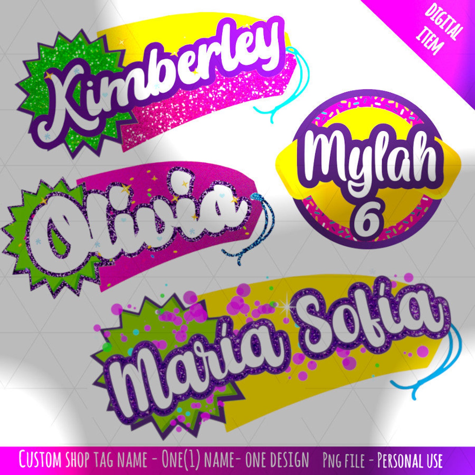 Personalized Shopkins Logo Name, Custom Shopkins Logo Name, Shopkins ...