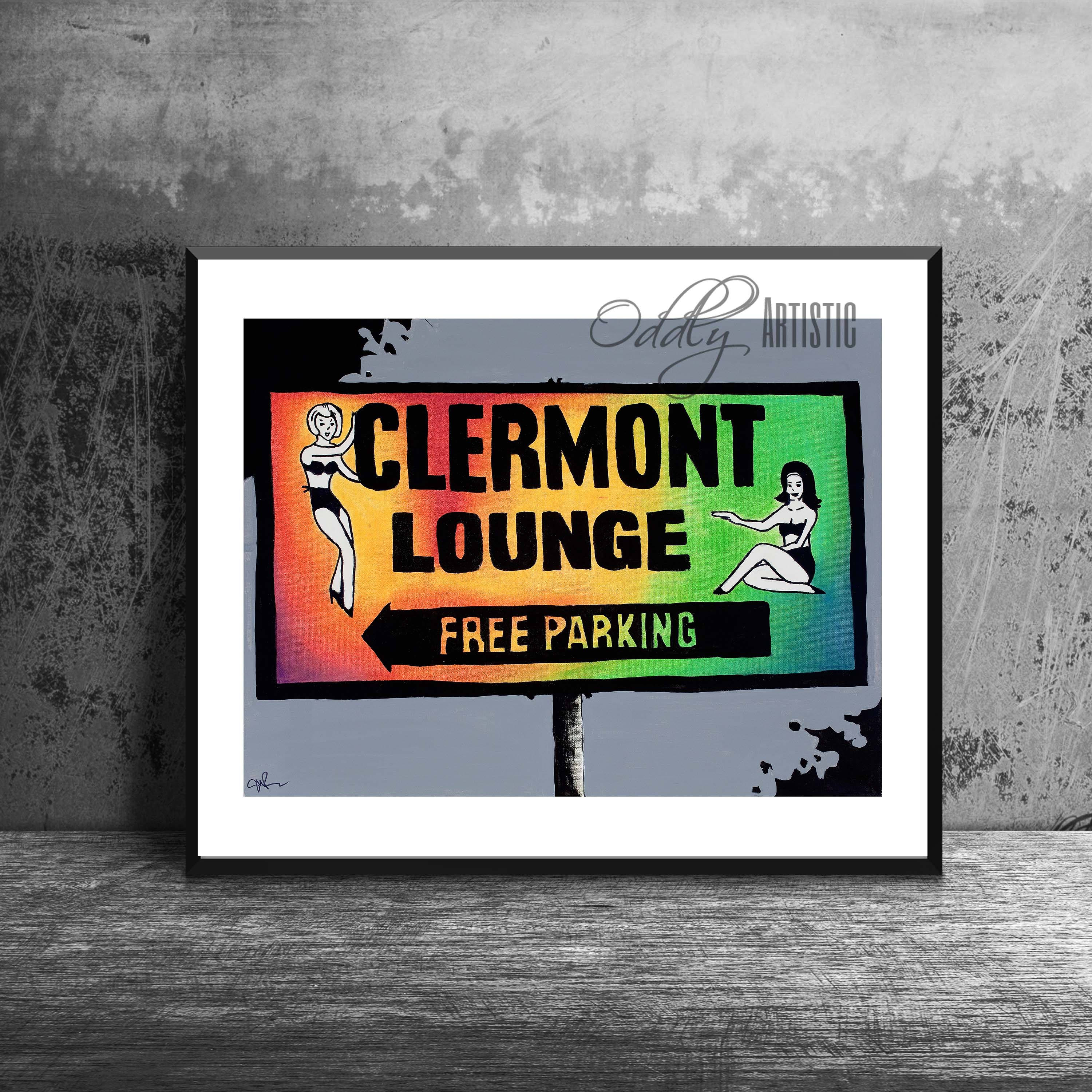 The Clermont Lounge - Atlanta, Georgia - Art Print - Etsy