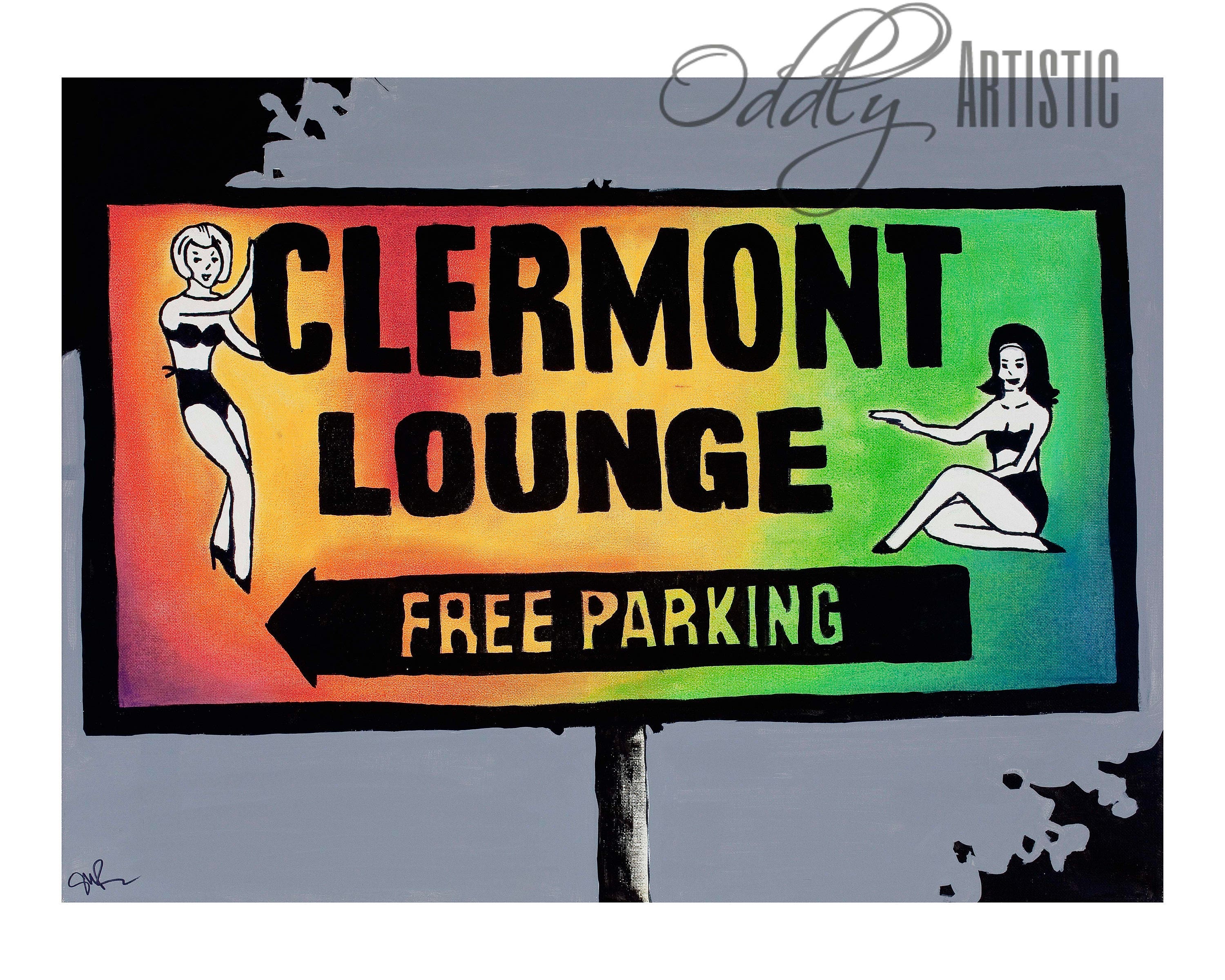The Clermont Lounge - Atlanta, Georgia - Art Print - Etsy