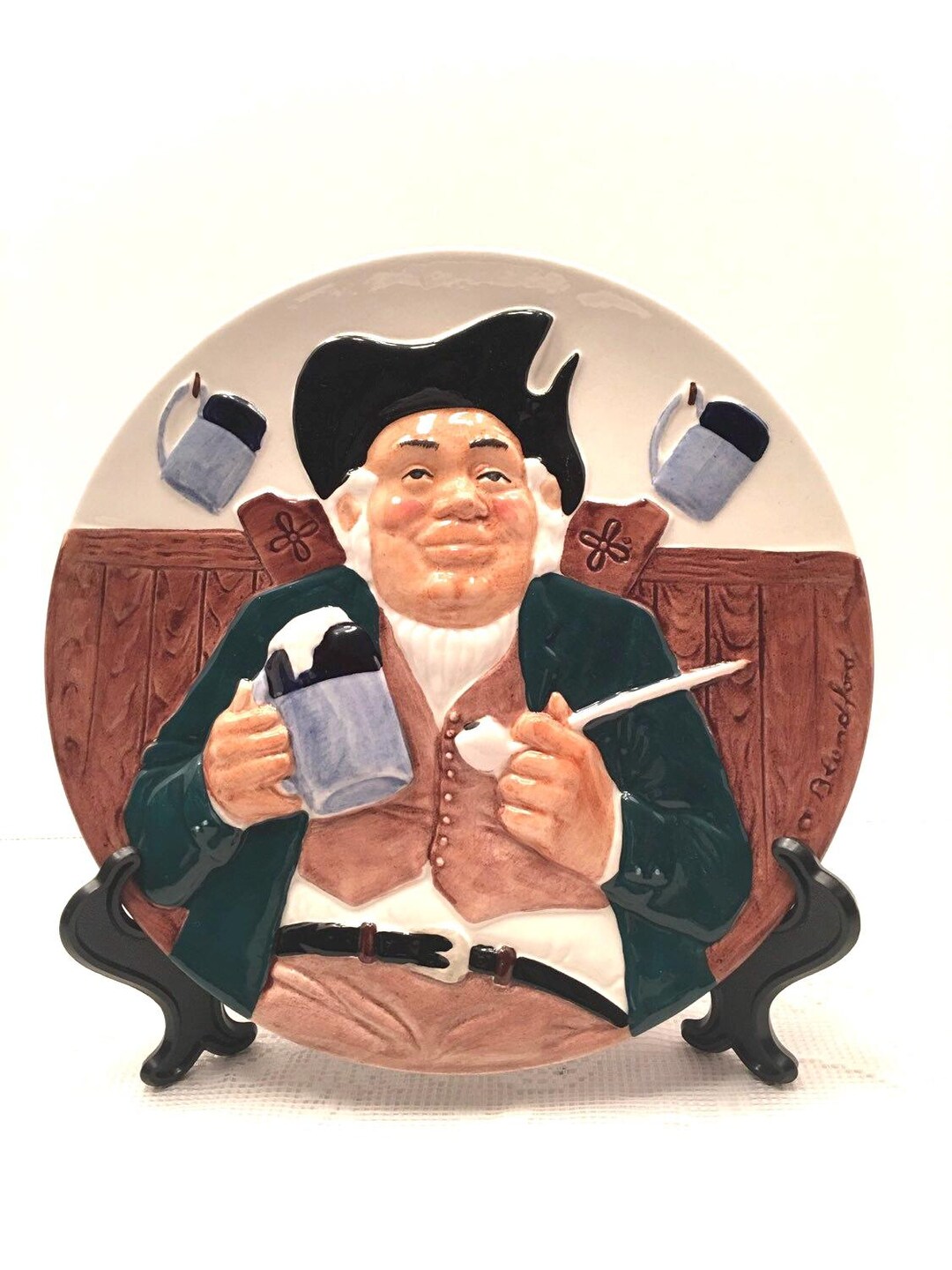 Vintage Toby Plate~ Toby Fillpot Collectible Plate ~ Wilfred Blandford ...