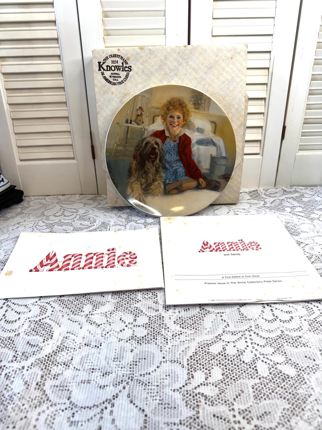 Vintage the Annie Collectors Plate Series Collectible Plate “annie and ...