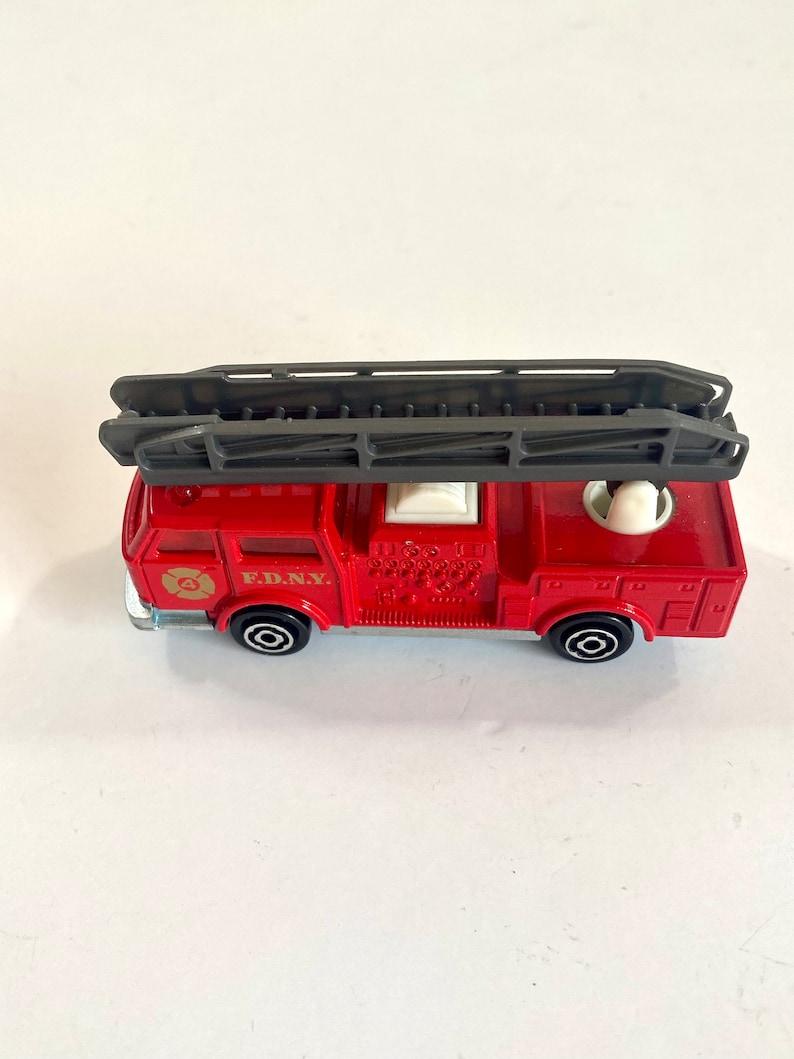 Vintage Collectible Die Cast Fire Dept Vehicle ~ Majorette Pompier Fire ...