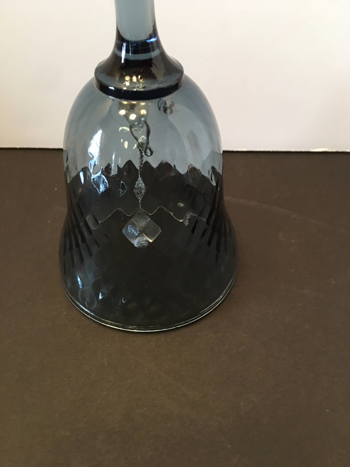Bell ~ Glass Bell ~ Blue ~ Collectible ~ Vintage - Etsy