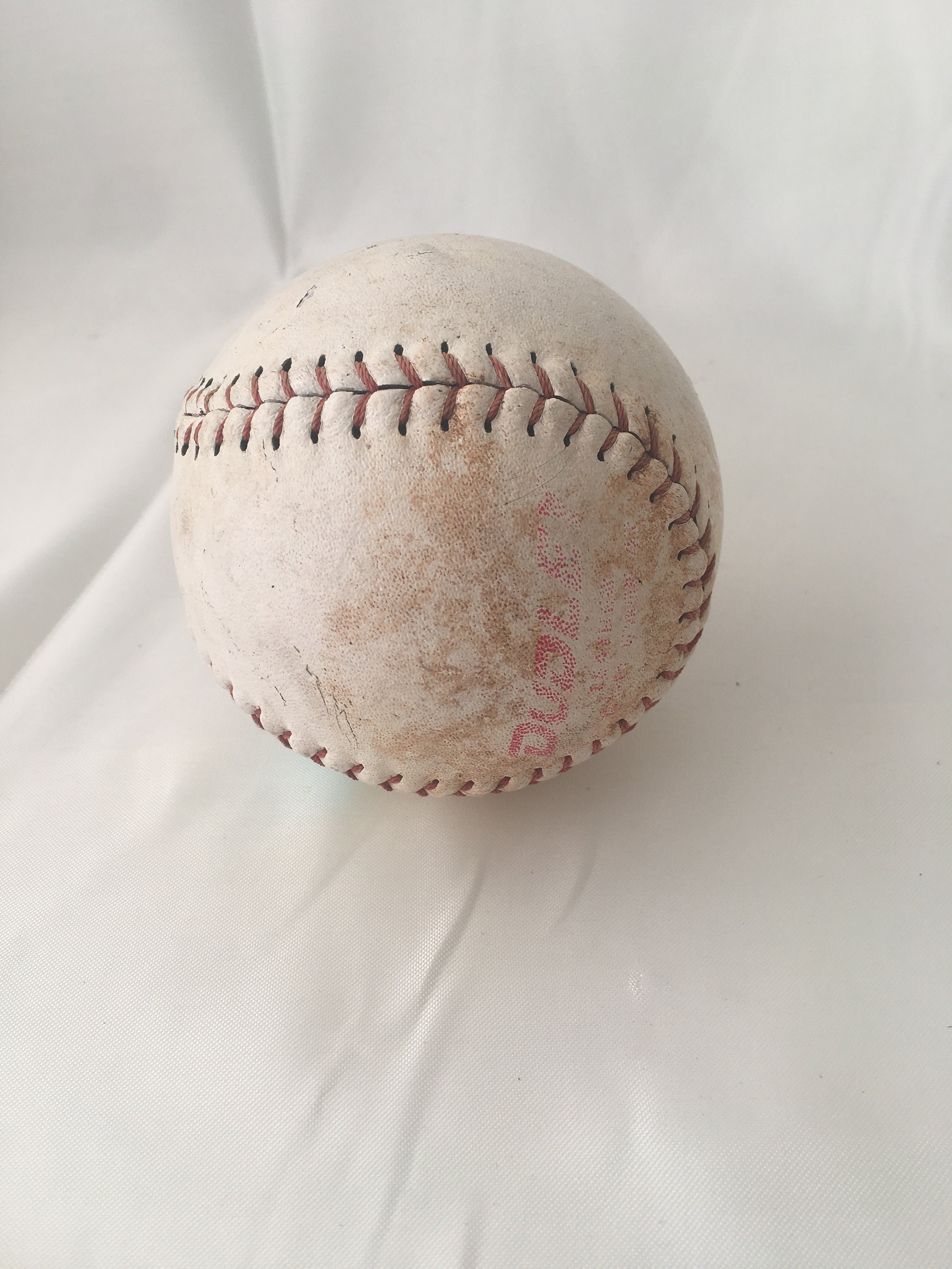 Vintage Softball Used and Well Played Baseball Vase | Etsy