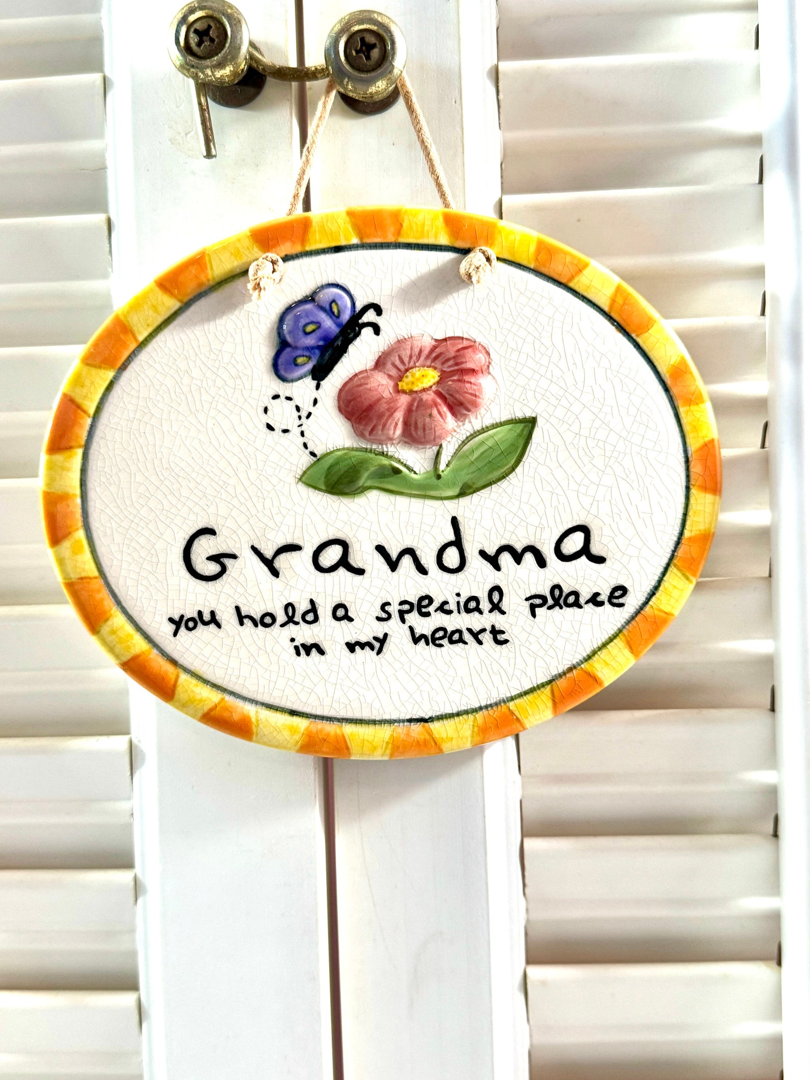 Vintage Grandmother Wall Plaque ~ Grandma You Hold a Special Place in ...