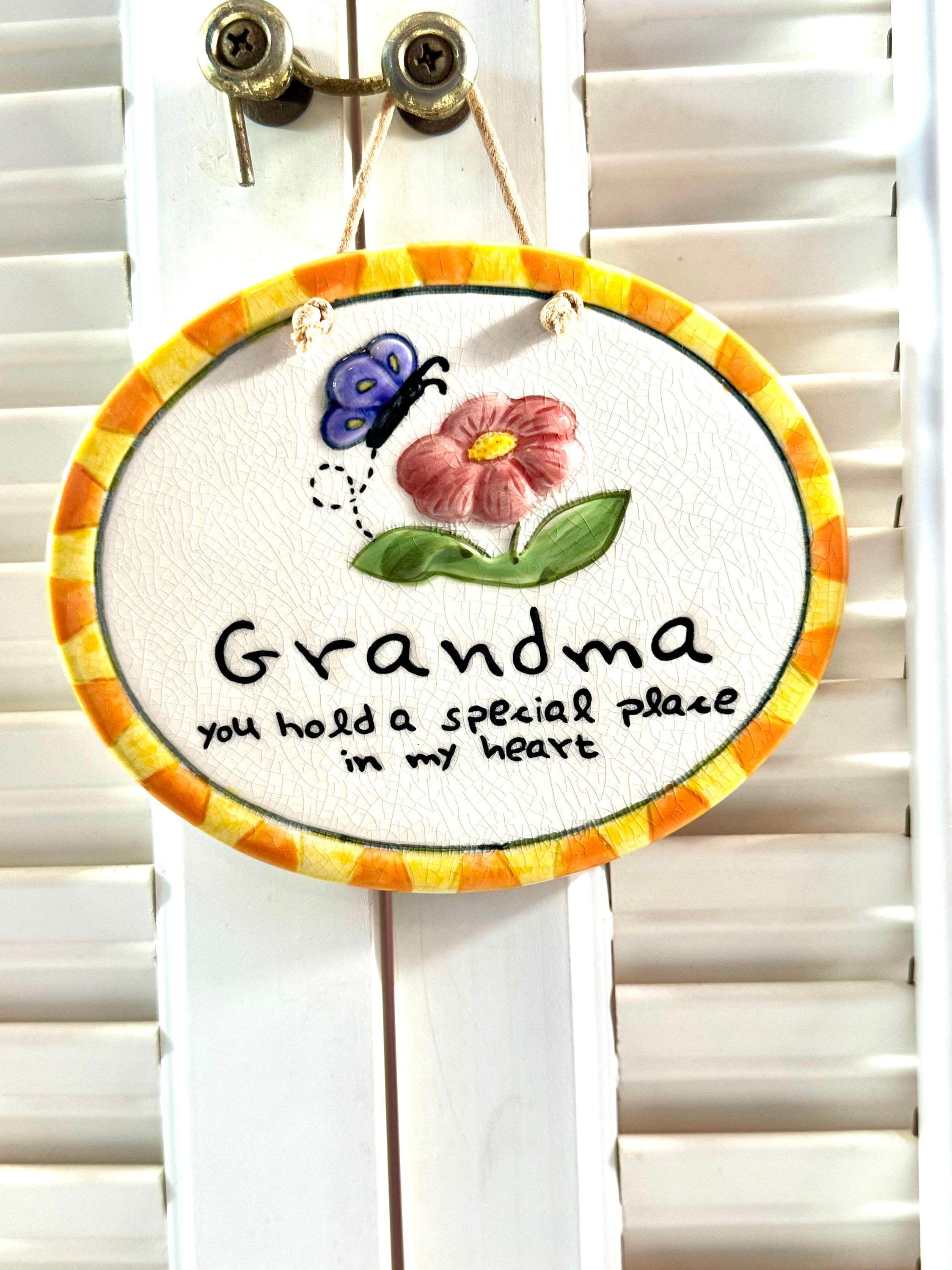 Vintage Grandmother Wall Plaque ~ Grandma You Hold a Special Place in ...