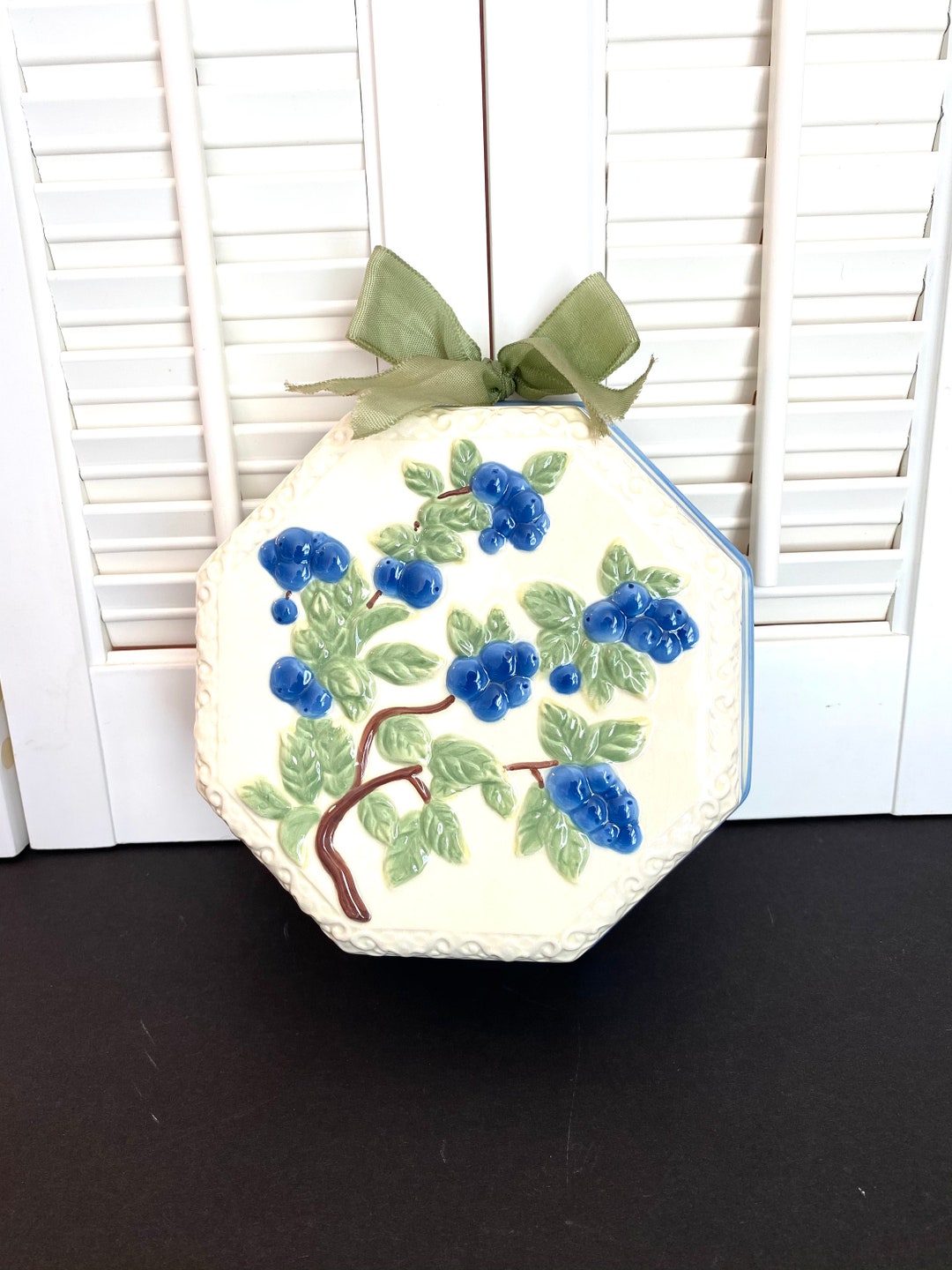 Vintage Avon Wall Mold Sweet Country Harvest Collection Blueberrydesign ...