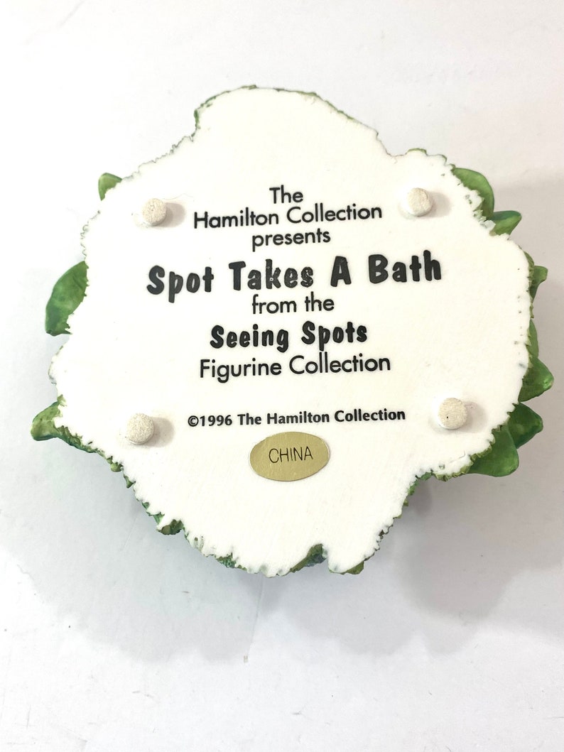 Vintage Seeing Spots Collection ~ Spot Takes A Bath 1996 ~ the Hamilton ...