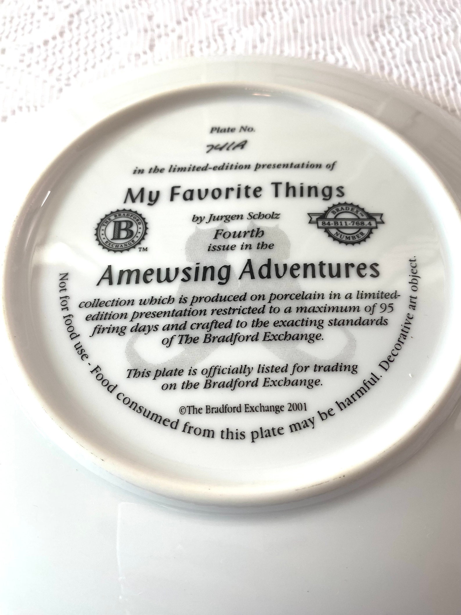 Vintage Collectible Plate ~ My Favorite Things ~ Amewsing Adventures ...