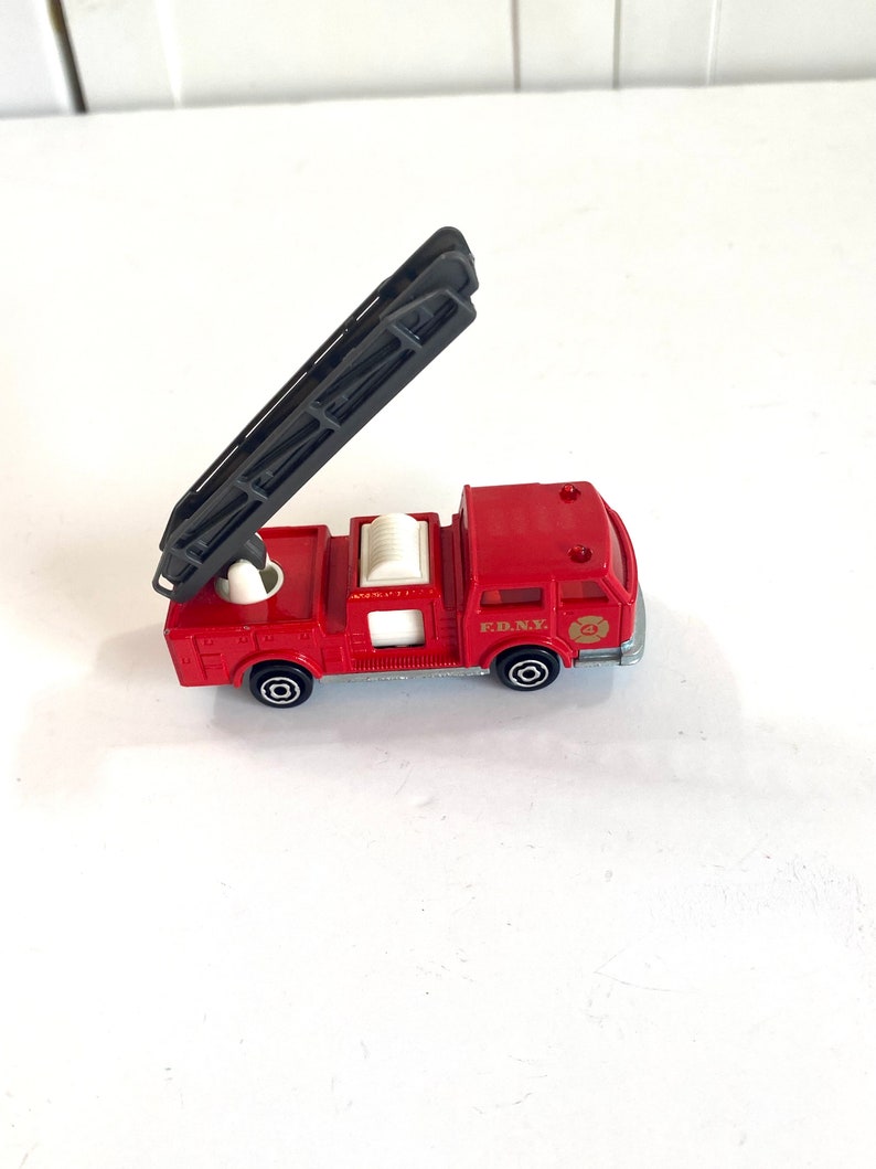 Vintage Collectible Die Cast Fire Dept Vehicle ~ Majorette Pompier Fire ...