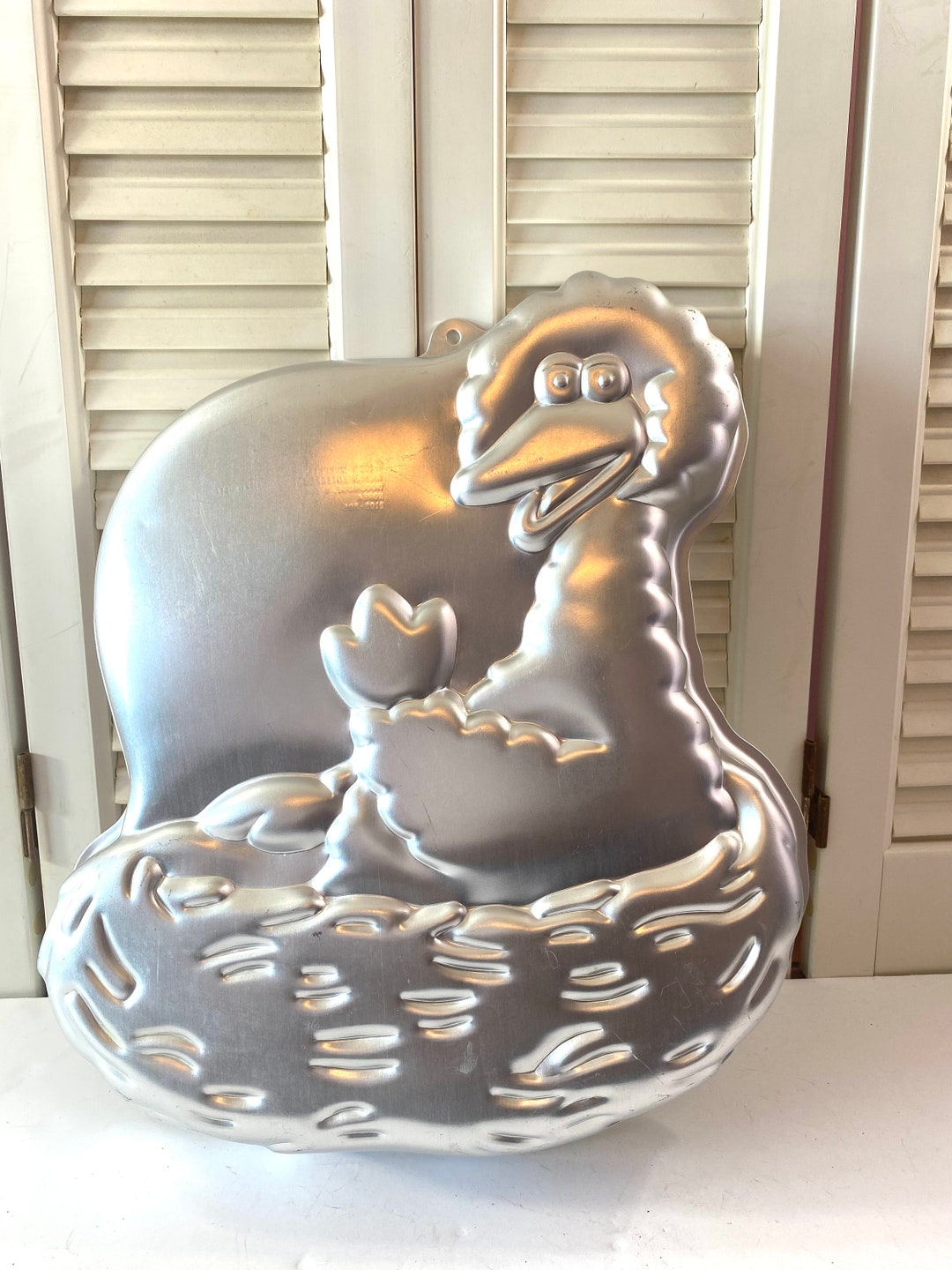 Vintage Wilton Big Bird Shape Cake Pan ~ 1989 Muppets Inc. ~ Wilton ...