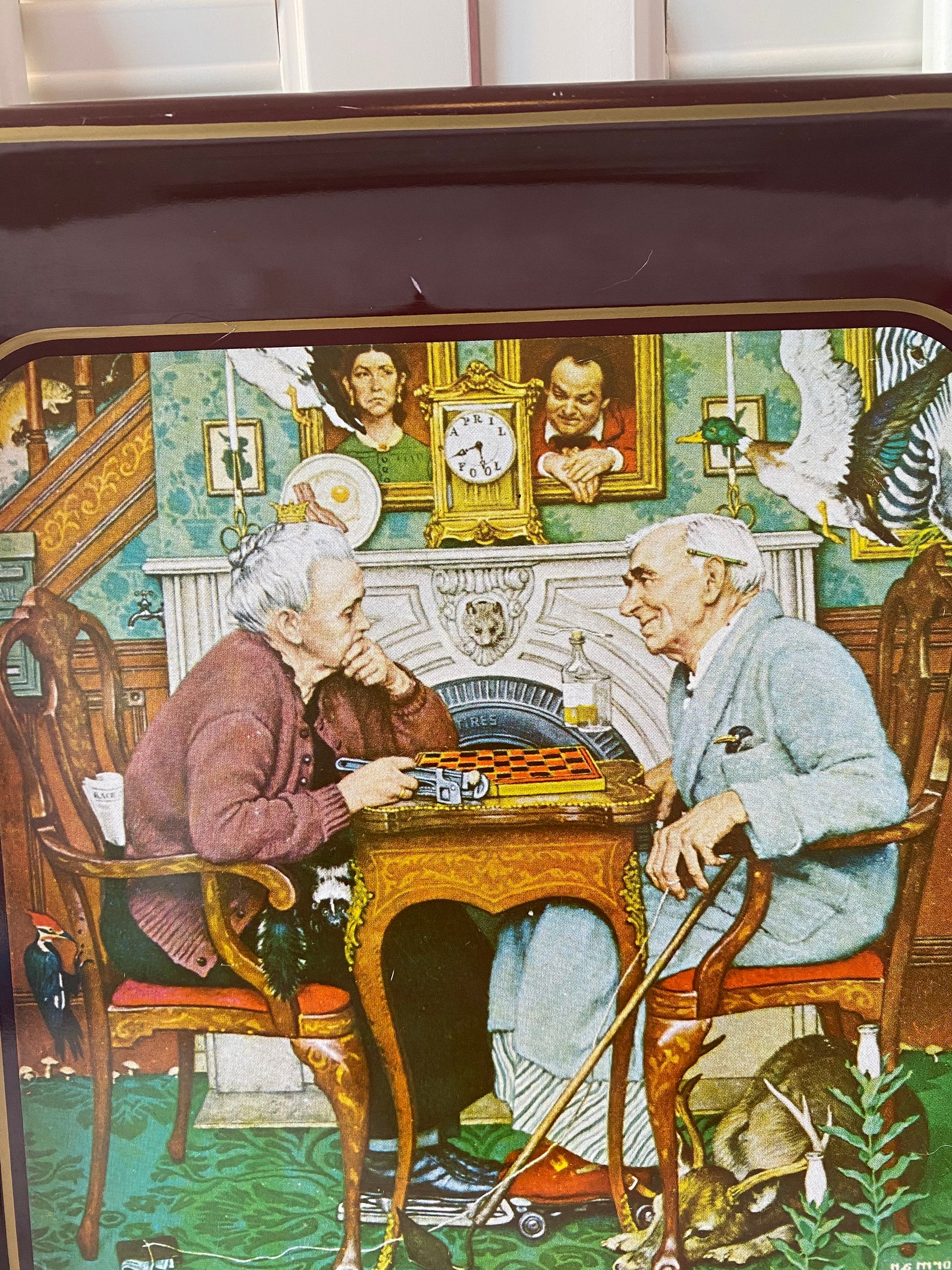 Vintage Norman Rockwell Tray 1975 April Fools Day Tray - Etsy