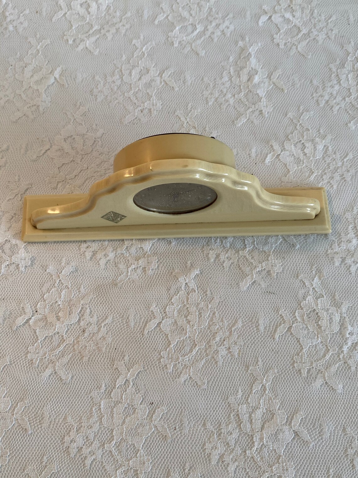 Vintage Celluloid Clock Shelf Clock Vanity Clock Art | Etsy