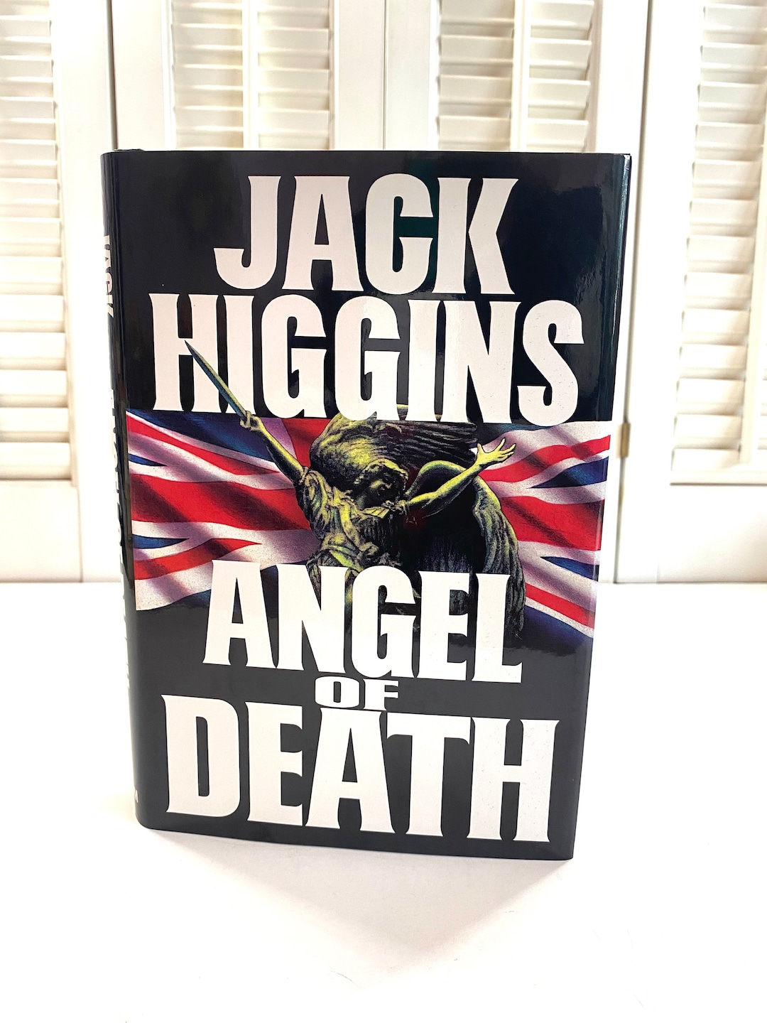 Vintage Book ~ Angel of Death ~ Jack Higgins ~ 1995 ~ Hardcover W/dust ...