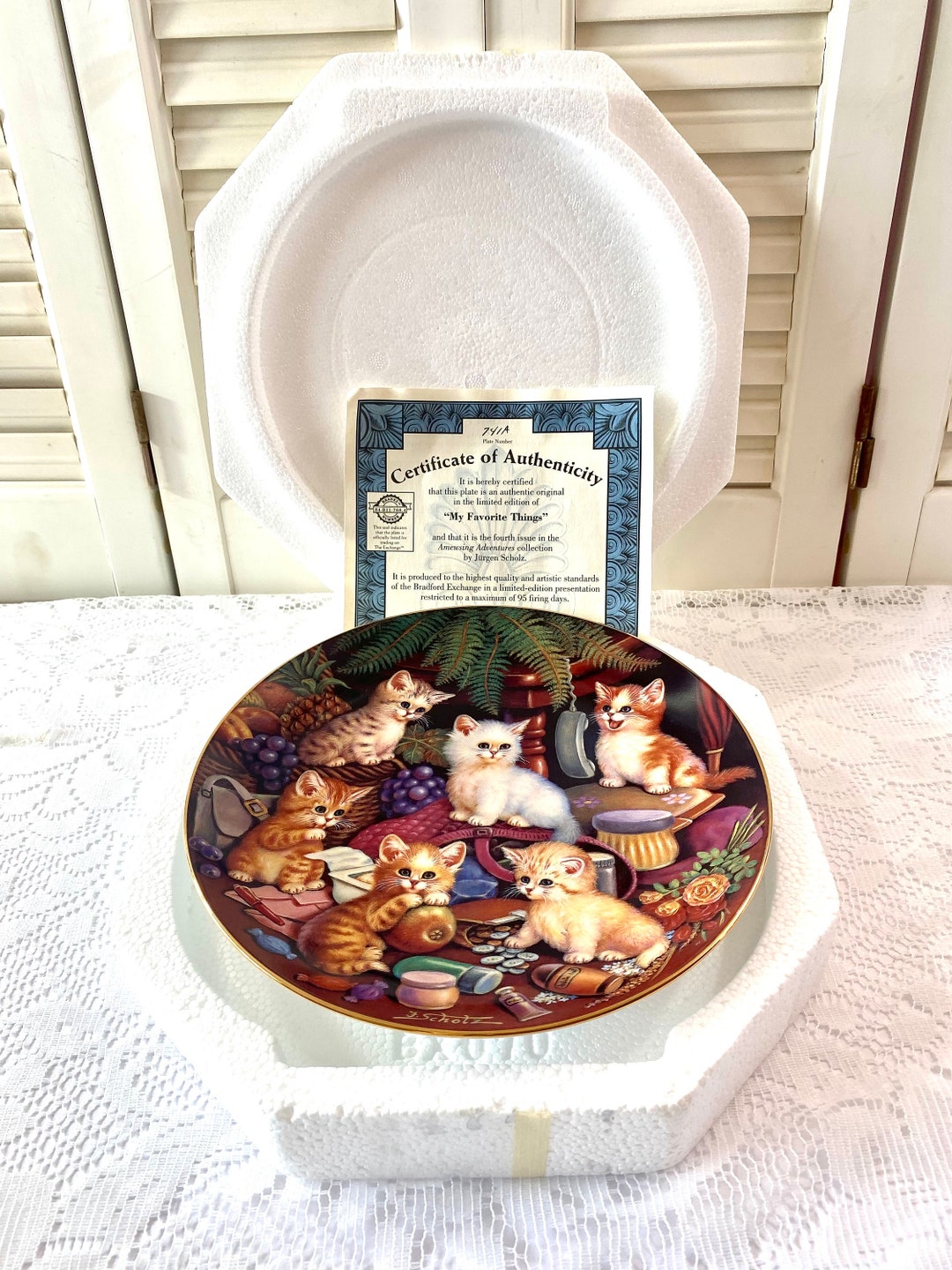 Vintage Collectible Plate ~ My Favorite Things ~ Amewsing Adventures ...