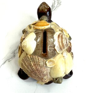 Vintage Bank ~ Turtle With Seashell Design ~ Florida Souvenir ~marked G ...