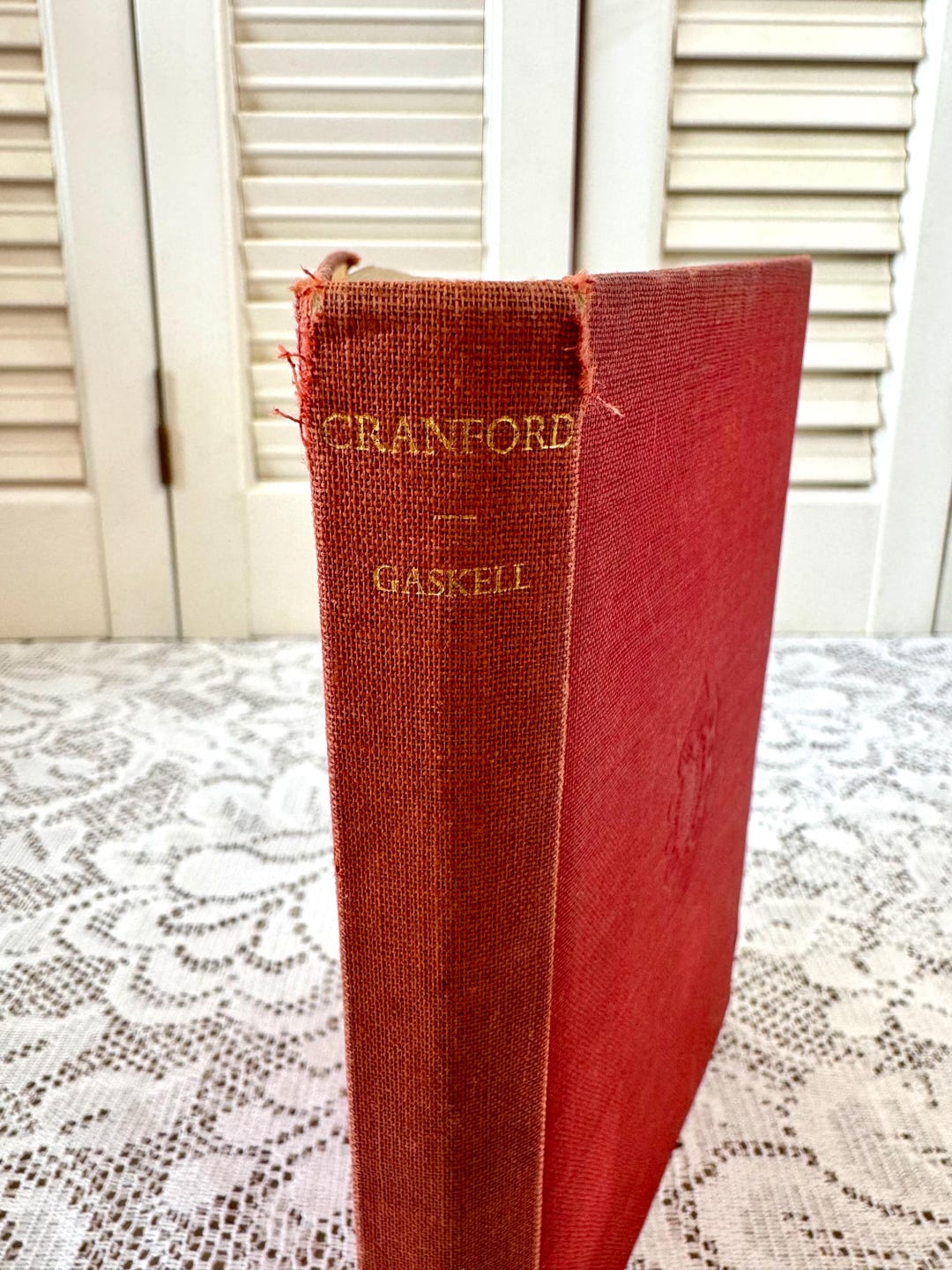 Vintage Book ~ Cranford ~ Elizabeth Cleghorn Gaskell ~ 1940 ~ Everyman ...
