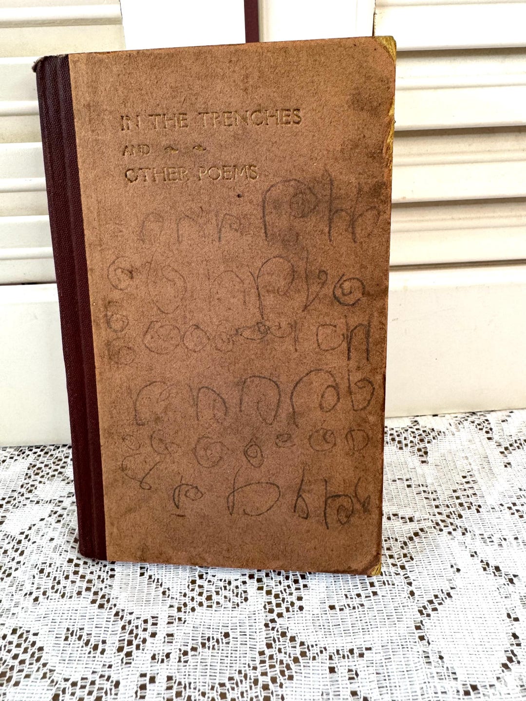Antique Book ~ in the Trenches and Other Poems by Thomas Tiplady 1916 ...