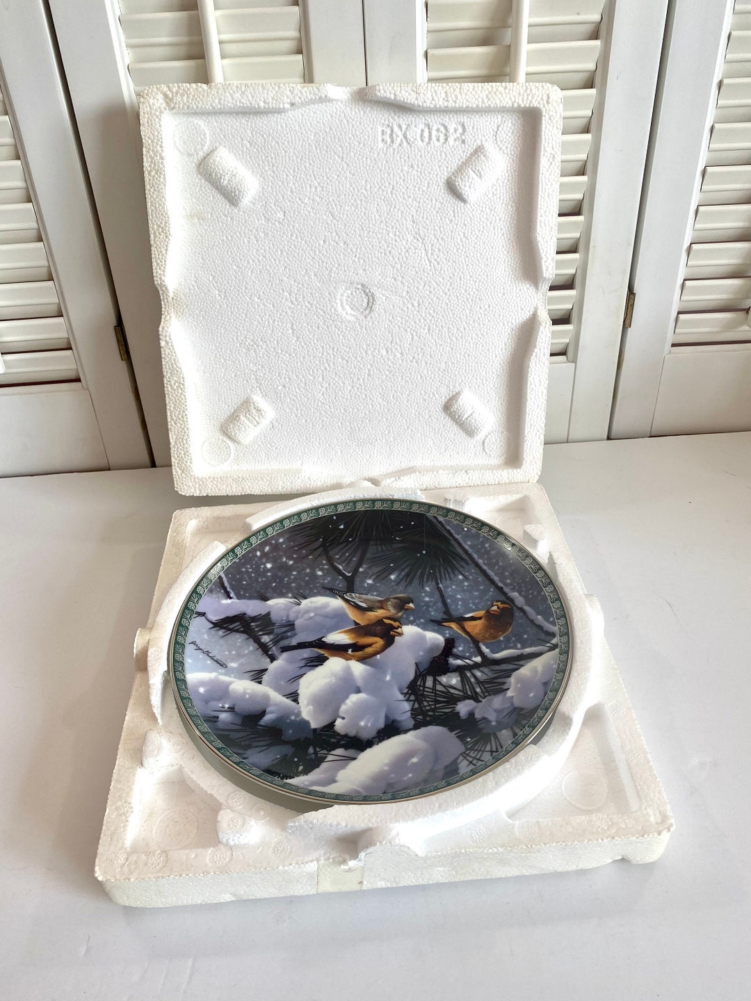 Vintage Silver Serande Plate ~ Songs of Winter Series ~ 1995 ~ 7th ...