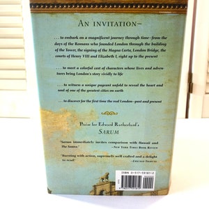 Vintage Book London Edward Rutherford 1997 Hardcover W/dust Jacket - Etsy