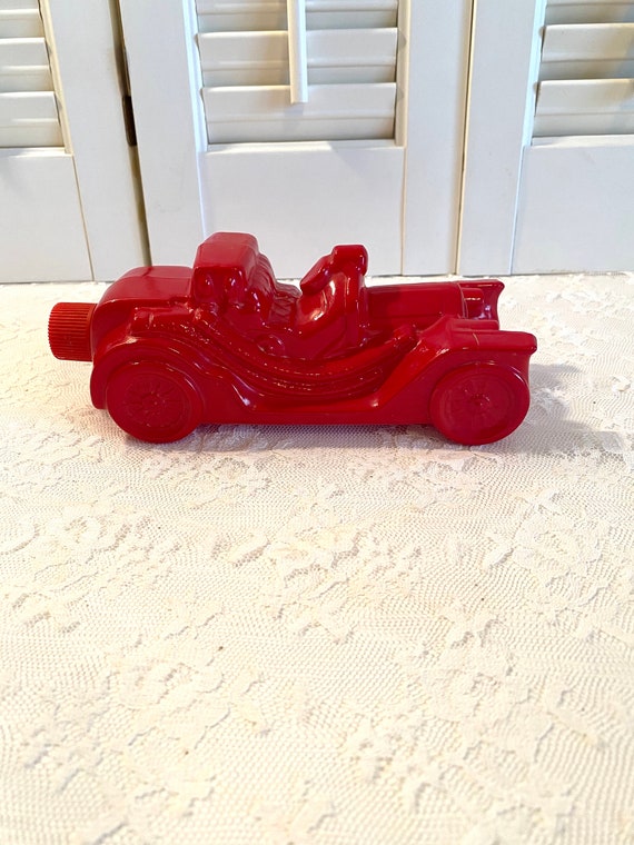 Vintage Avon Car Decanter Red Car Touring Car Man cave | Etsy