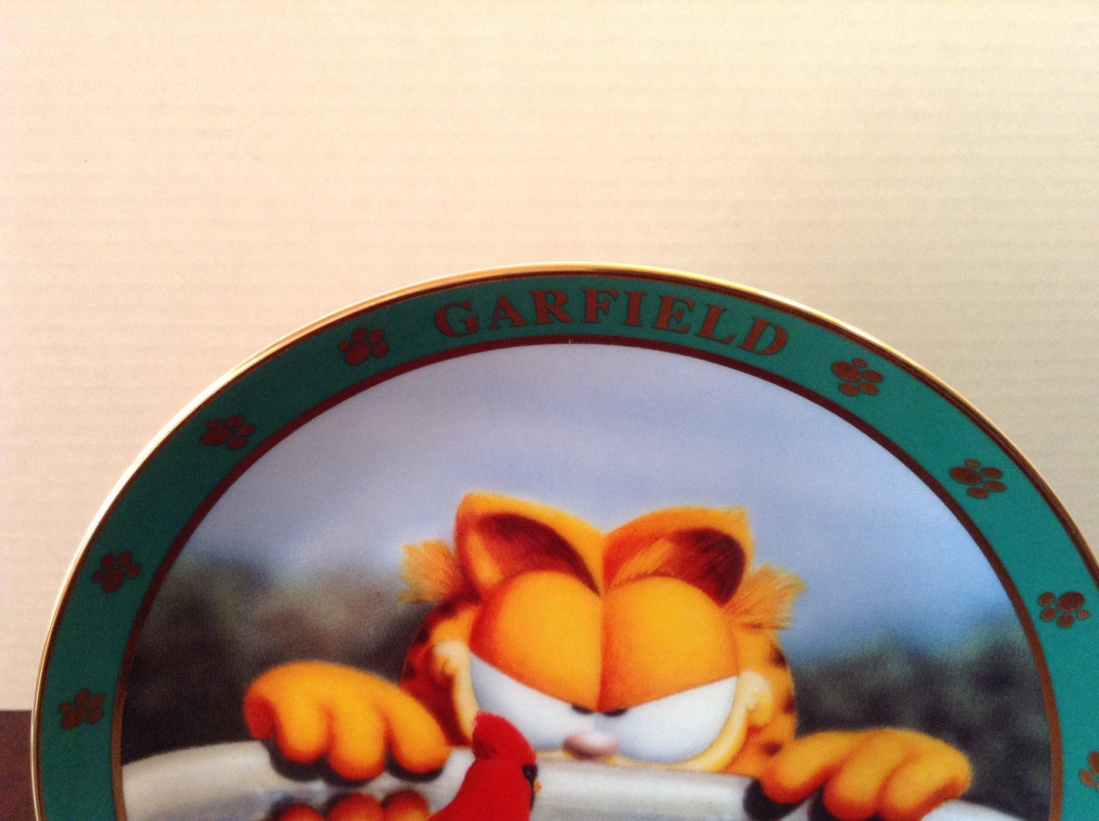 Vintage Danbury Mint Collector Plate Entitled Garfield - Etsy