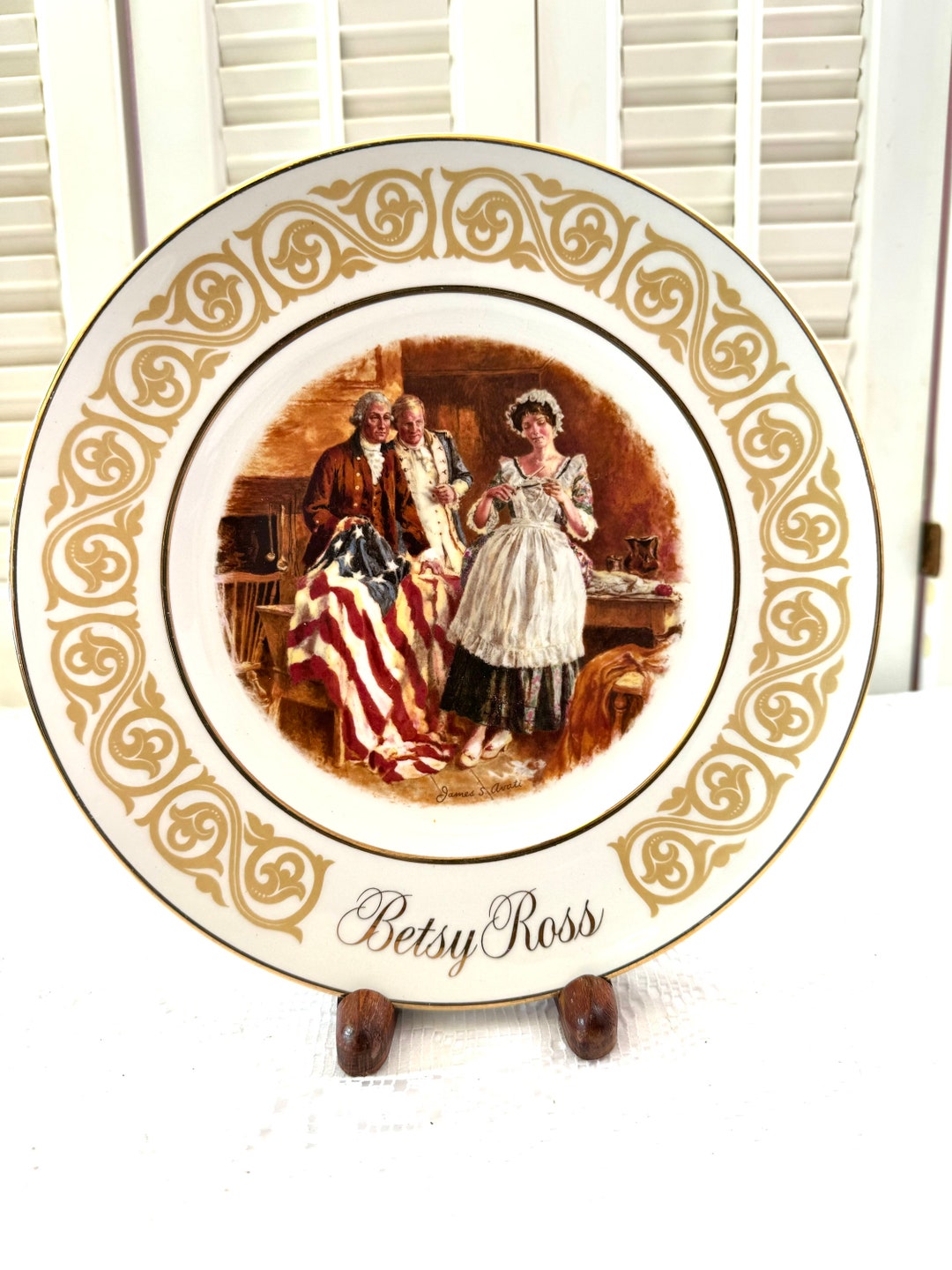 Vintage Avon Betsy Ross 1973 Plate ~ Made for Avon by Wedgwood England ...