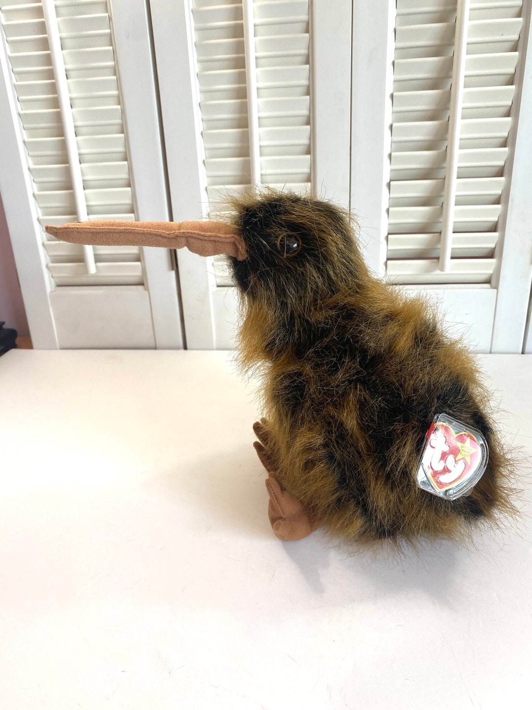 Vintage Ty Beak the Kiwi Bird Beanie Buddy 1998 ~ With Hang Tag ~ Ty ...