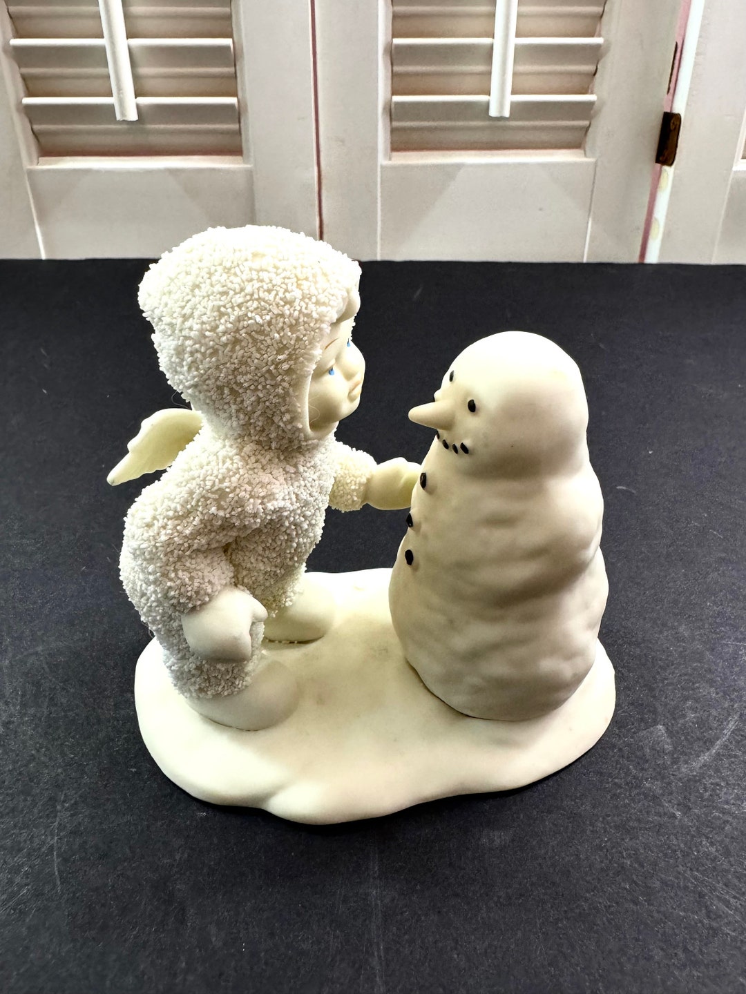 Vintage Department 56 Snowbabies Figurine ~ Why Don’t You Talk to Me ...