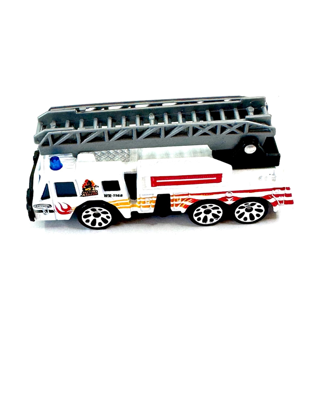 Vintage Matchbox Fire Engine Vehicle 1982 ~ White Fire Truck With Gray ...