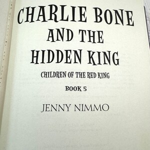 Vintage Book ~ Charlie Bone and the Hidden King ~ Book 5 Children of ...
