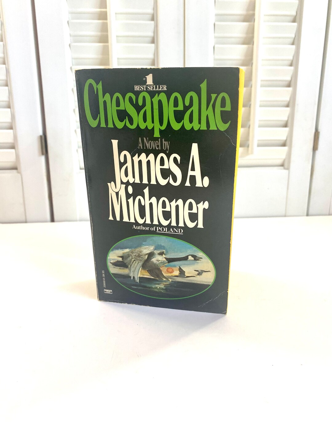 Vintage Book ~ Chesapeake ~ James A. Michener ~ 1978 ~ Paperback - Etsy