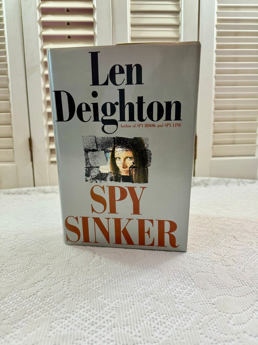 Vintage Book ~ Spy Sinker ~ by Len Deighton ~ 1990 ~ Hardcover/dust ...