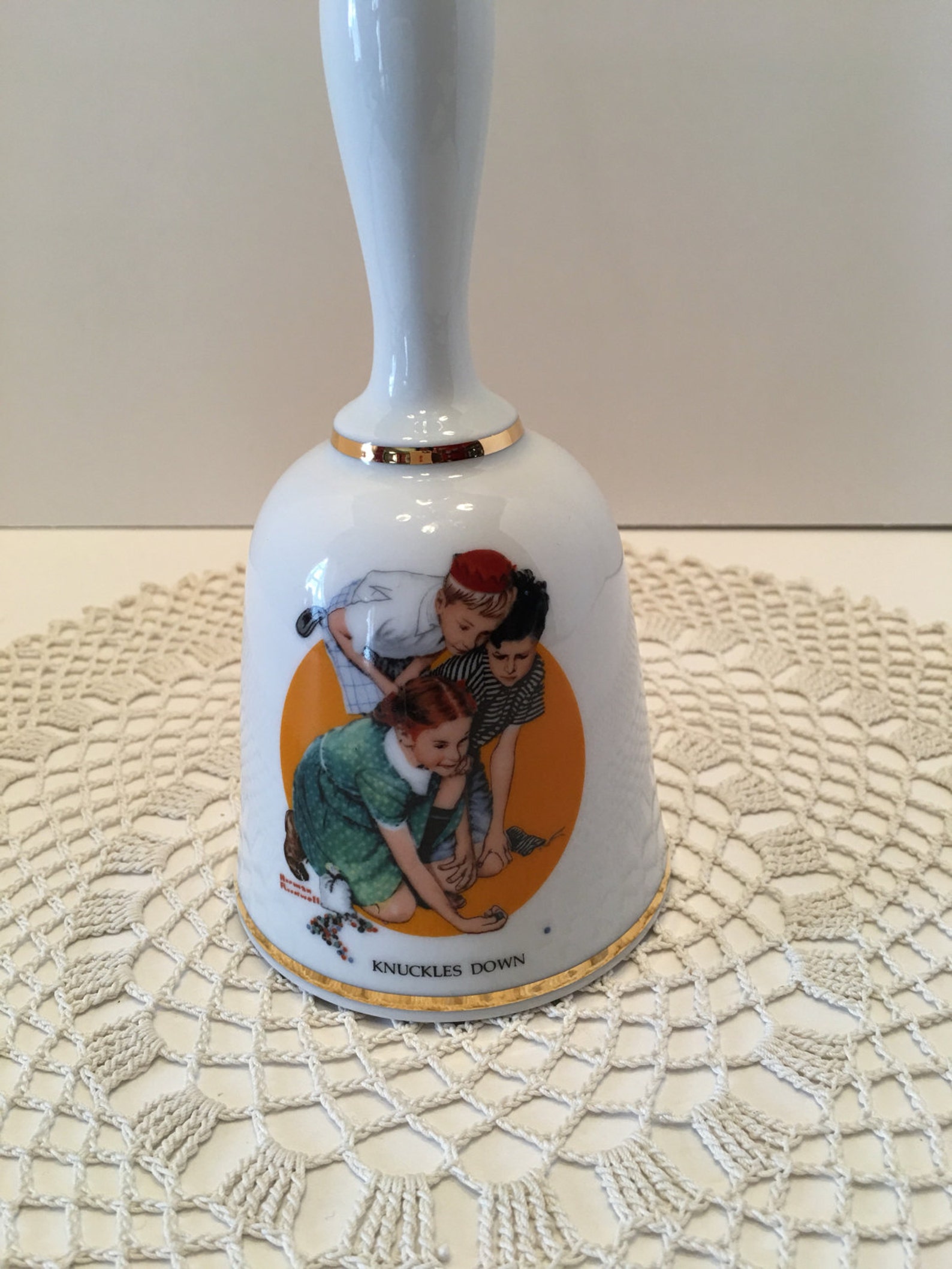 Norman Rockwell Bell Knuckles Down Limited Edition the - Etsy