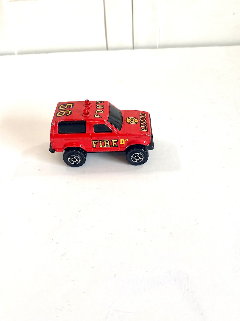 Vintage Collectible Majorette Die Cast Fire Dept Vehicle ~ Sonic ...