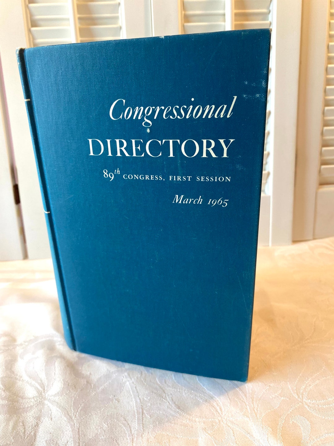 Vintage Book ~ Official Congressional Directory 89th Congress First ...