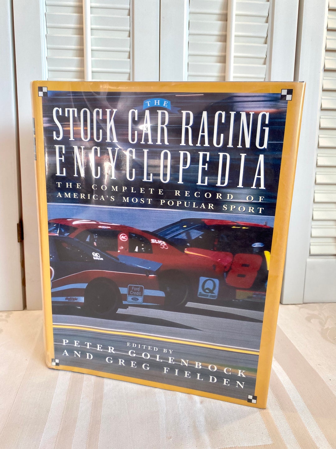 Vintage Book ~ the Stock Car Racing Encyclopedia ~edited by Peter ...