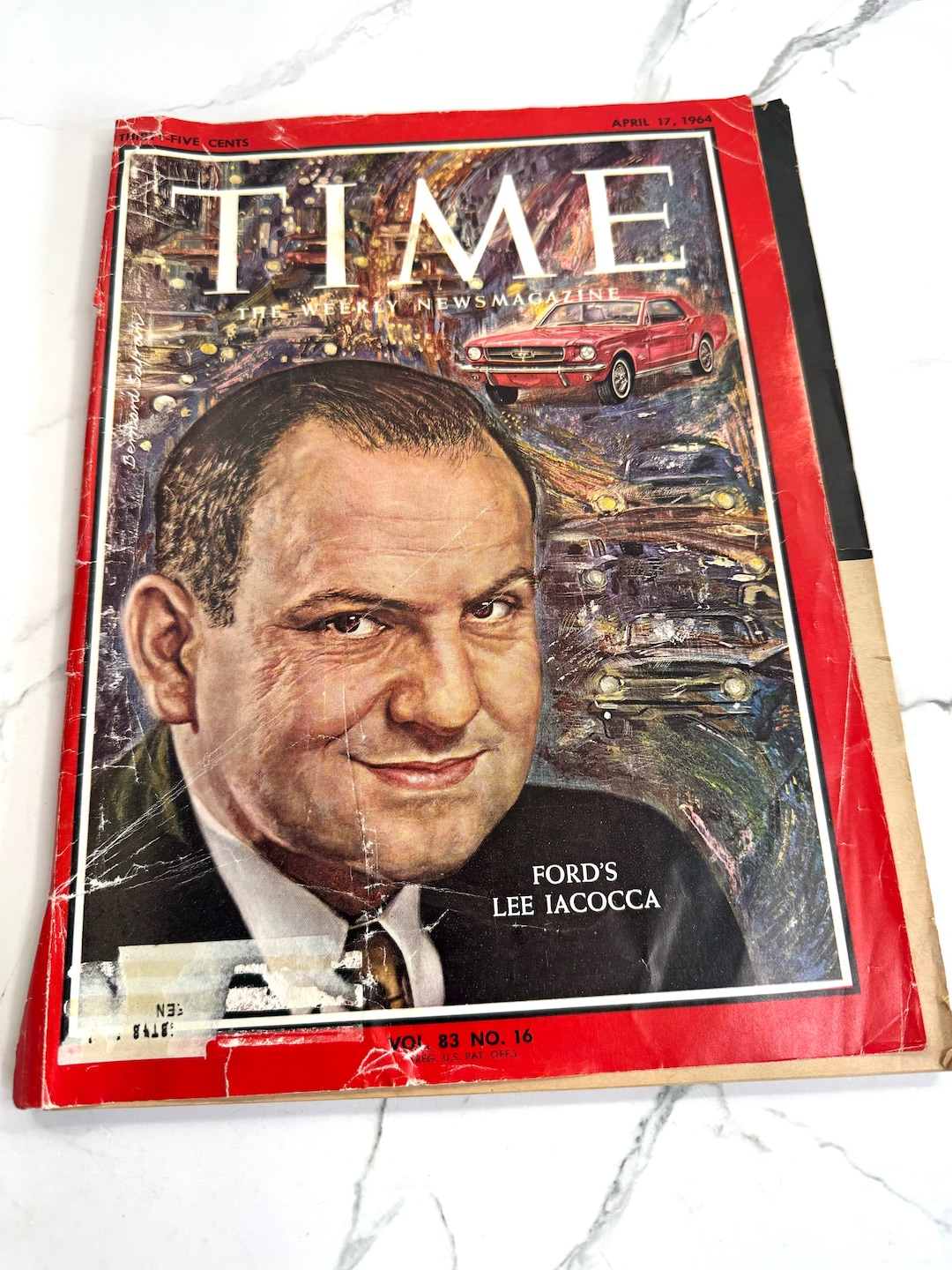 Vintage Time Magazine ~ April 17, 1964 ~ Ford’s Lee Iacocca ~ *shows ...