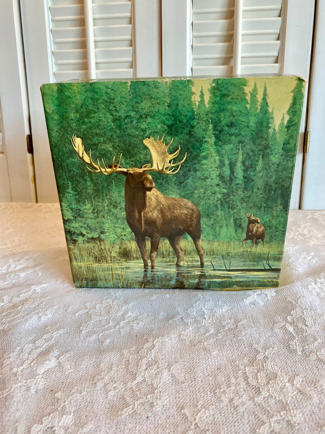 Vintage Avon Men’s Cologne Decanter~alaskan Moose~ Glass Bottle/plastic ...