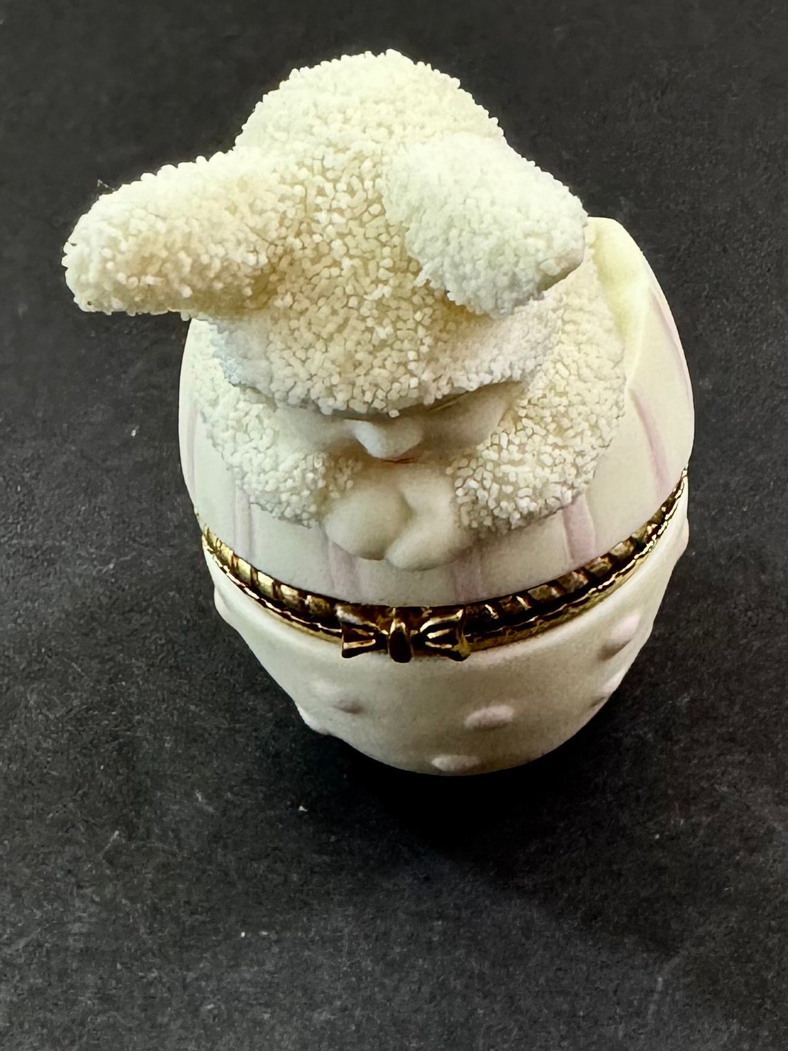 Vintage Department 56 Snowbabies Hinged Box ~ Sunny Side up ~ Year 1999 ...