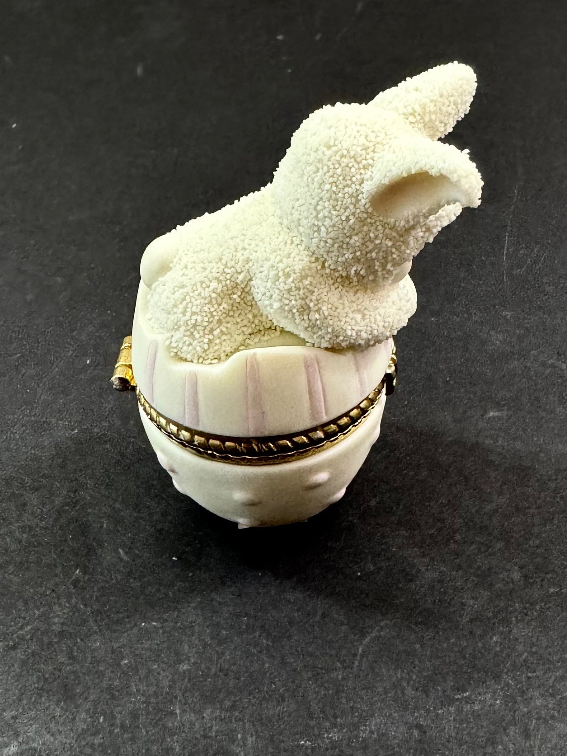 Vintage Department 56 Snowbabies Hinged Box ~ Sunny Side up ~ Year 1999 ...