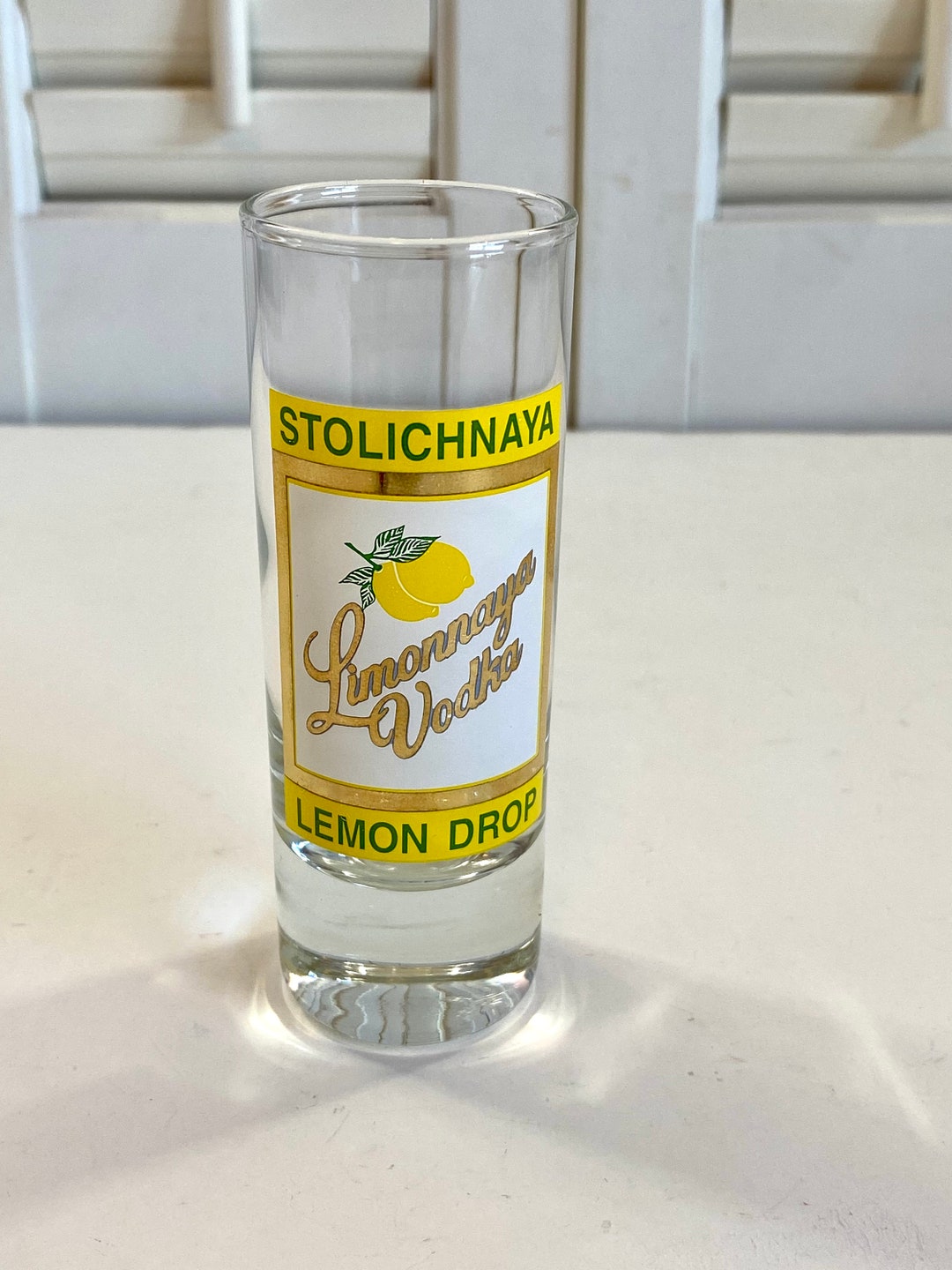 Vintage Stolichnaya Limonnaya Vodka Lemon Drop Shot Glass - Etsy UK
